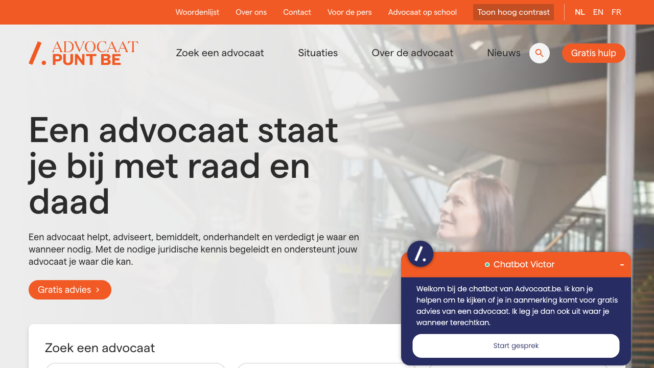 Scrape advocaat.be | Bytewells