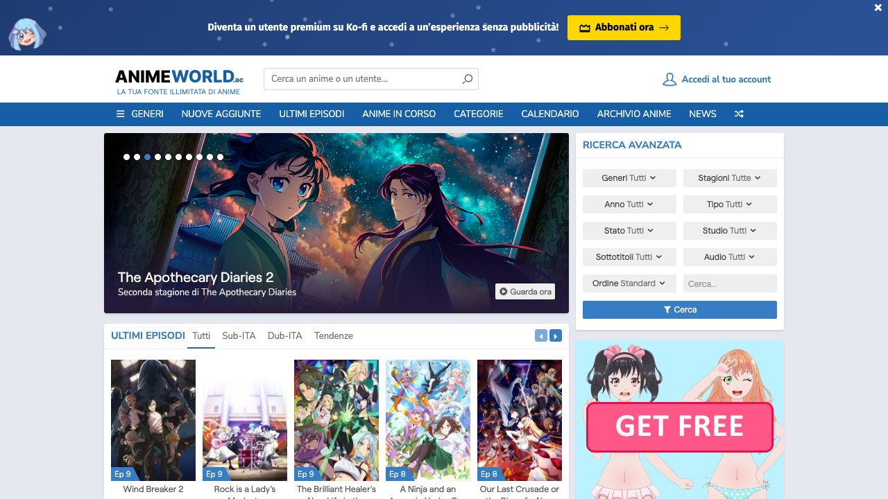 Scrape animeworld.ac | Bytewells