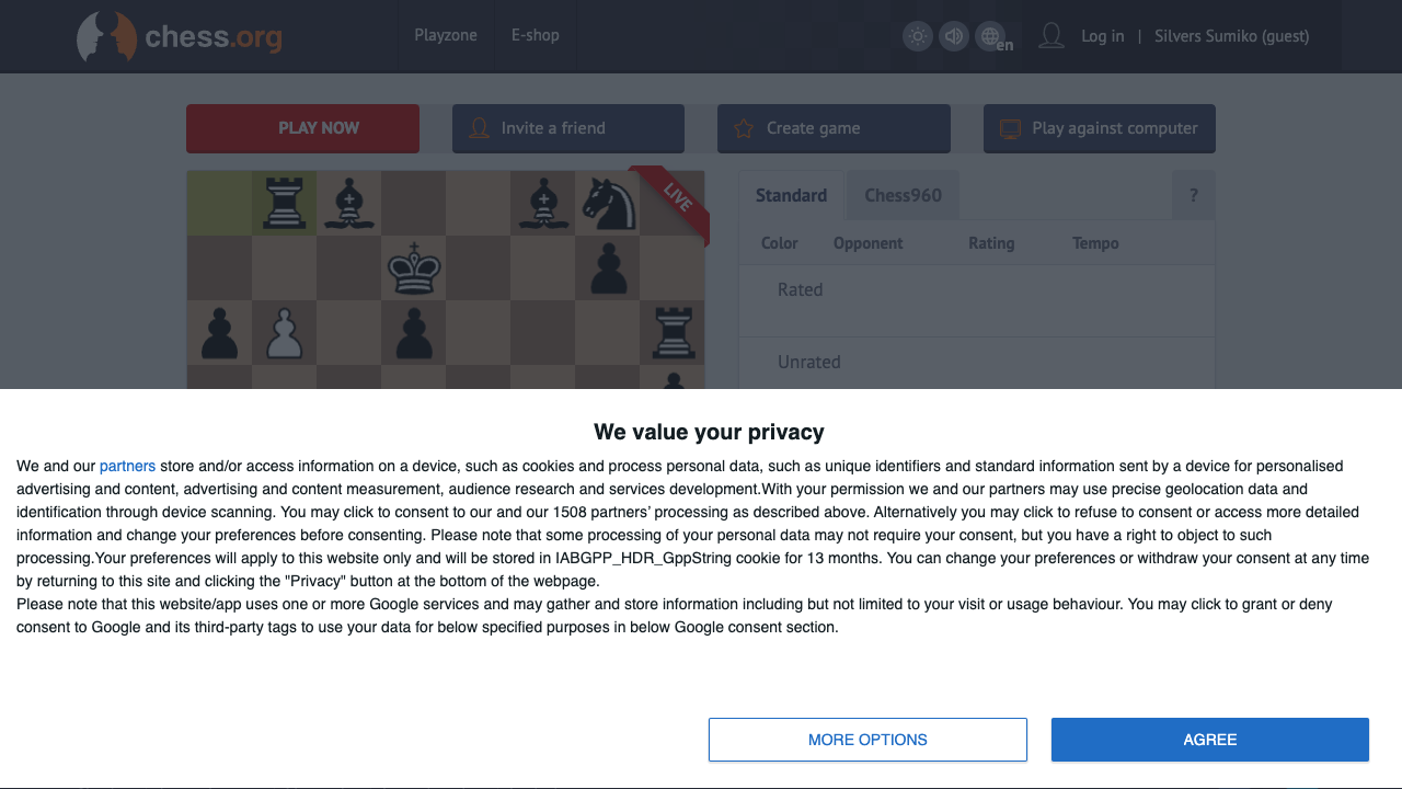 Scrape chess.org | Bytewells