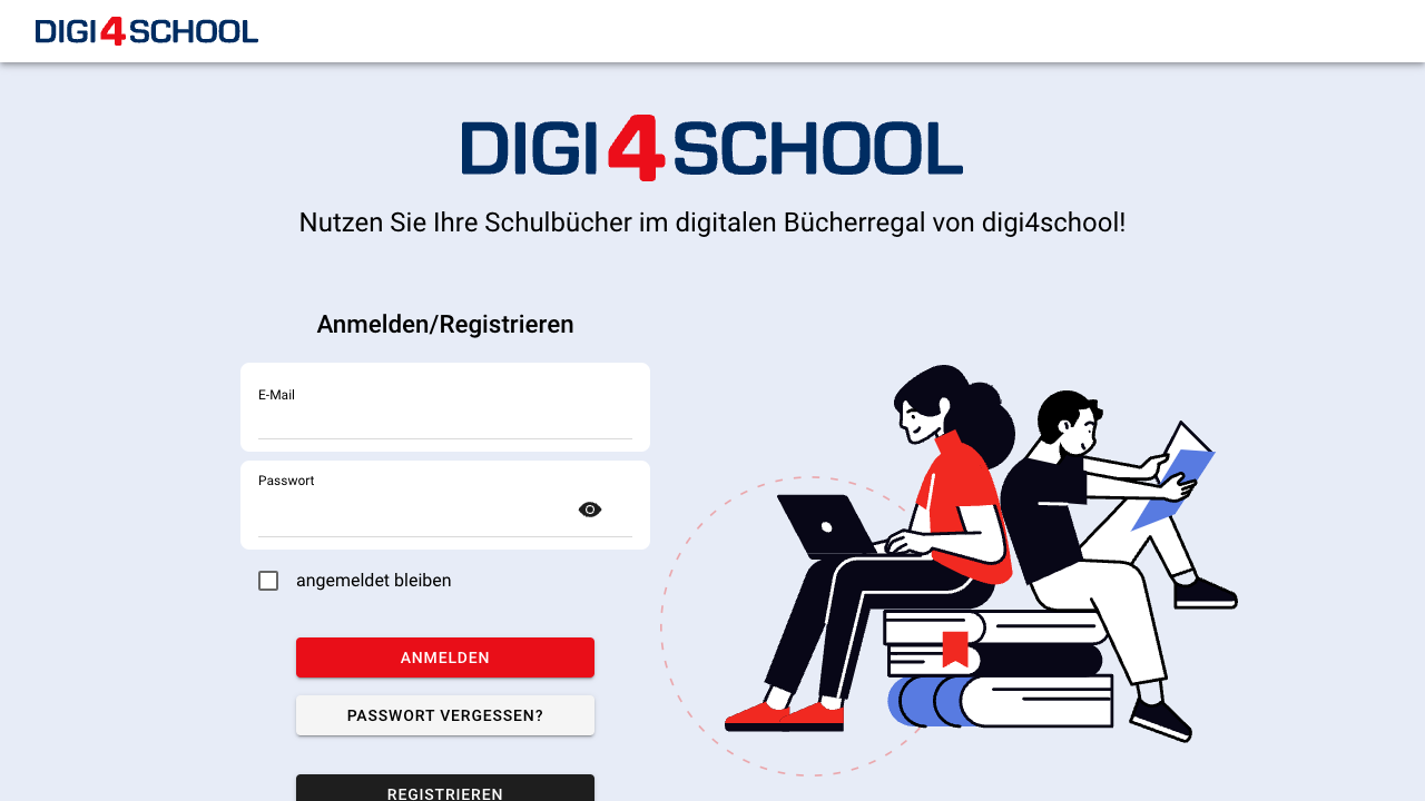 Scrape digi4school.at | Bytewells