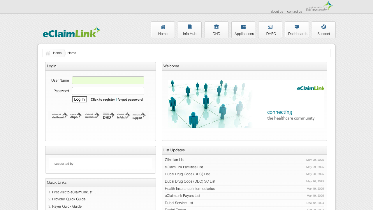 Scrape eclaimlink.ae | Bytewells
