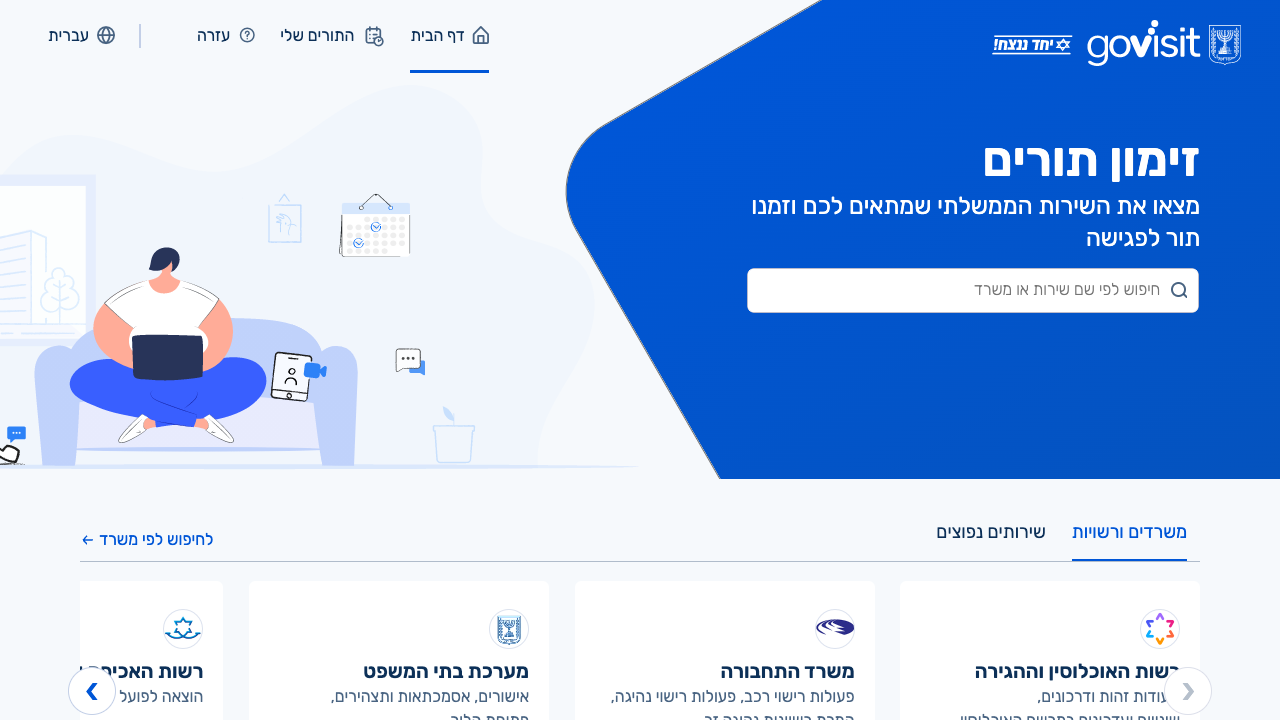 Scrape govisit.gov.il | Bytewells