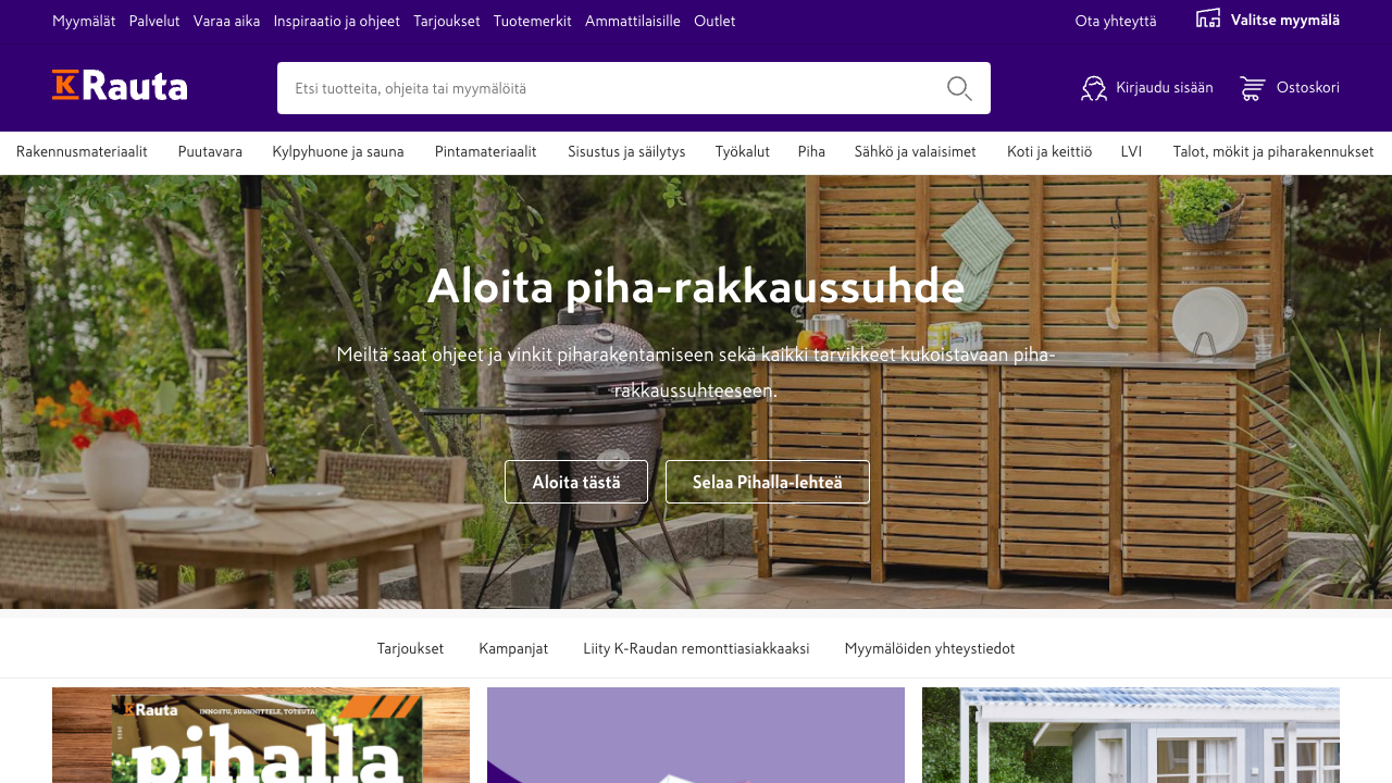 Scrape k-rauta.fi | Bytewells