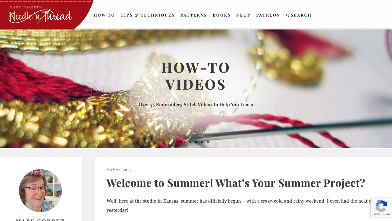 Scrape needlenthread.com | Bytewells