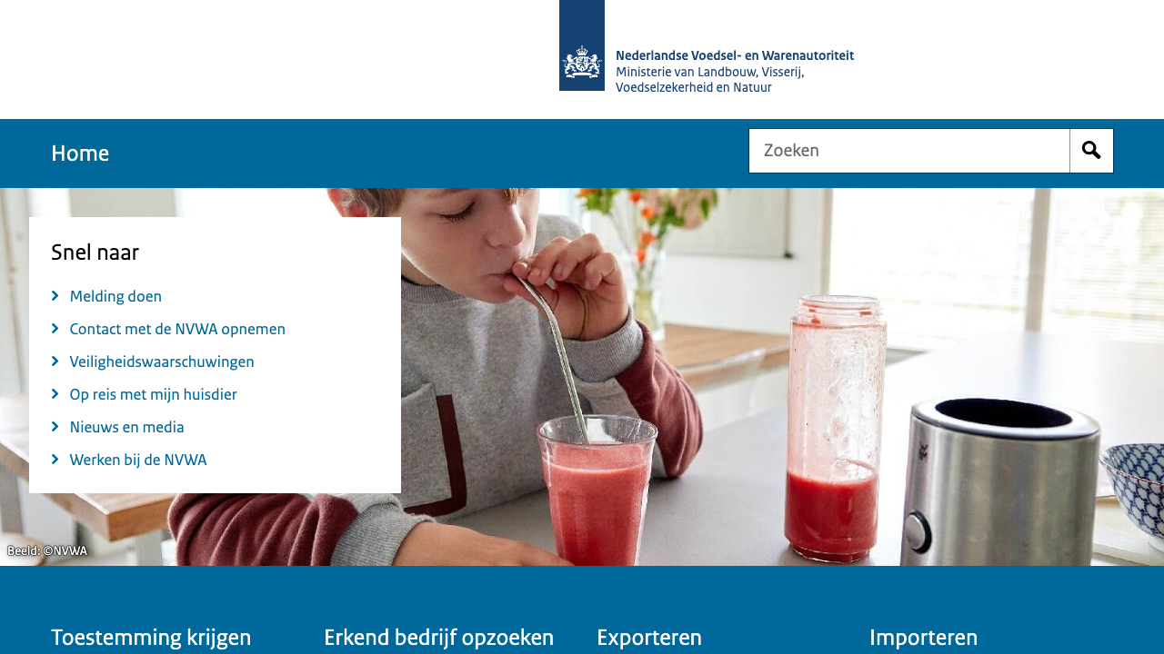 Scrape nvwa.nl | Bytewells