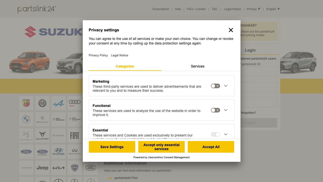 Scrape partslink24.com | Bytewells