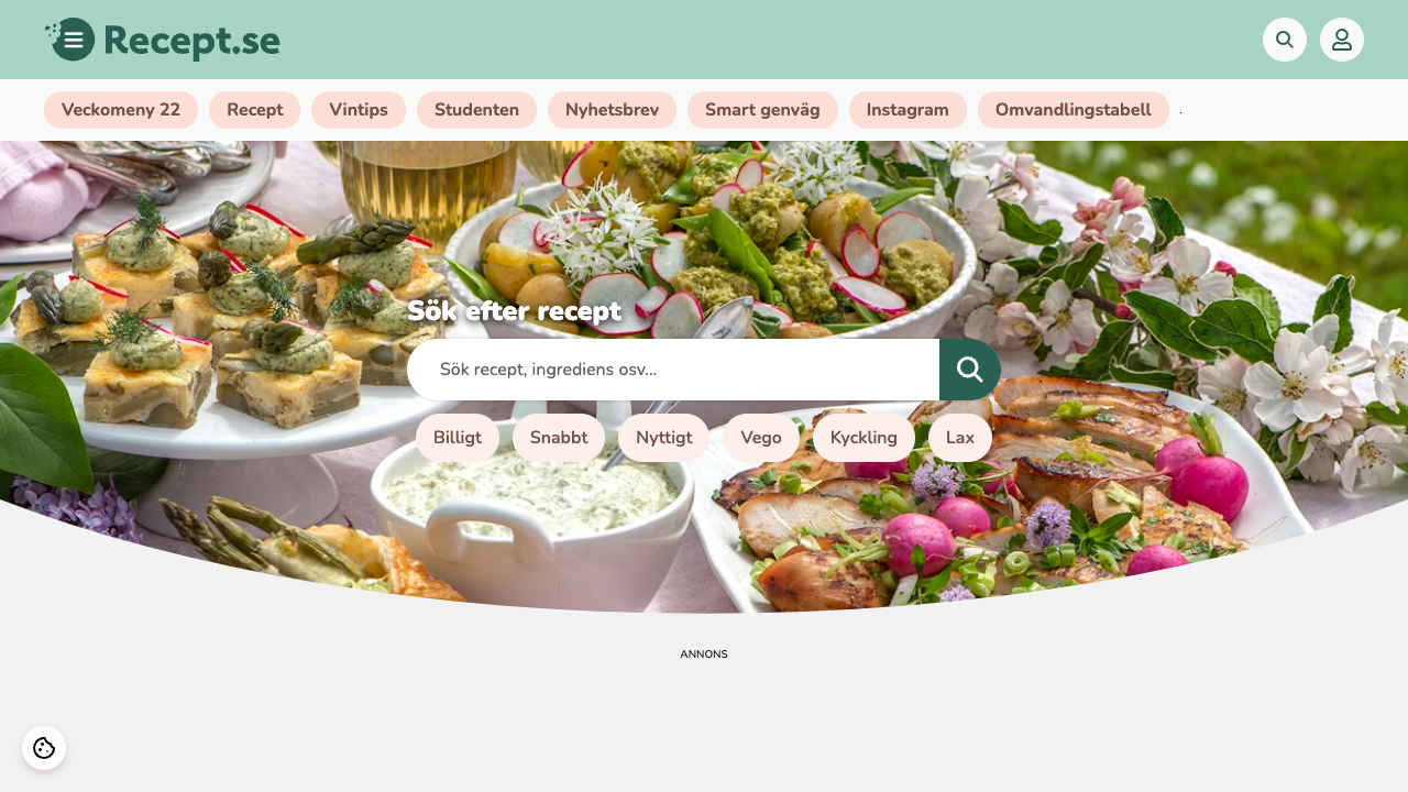 Scrape recept.se | Bytewells