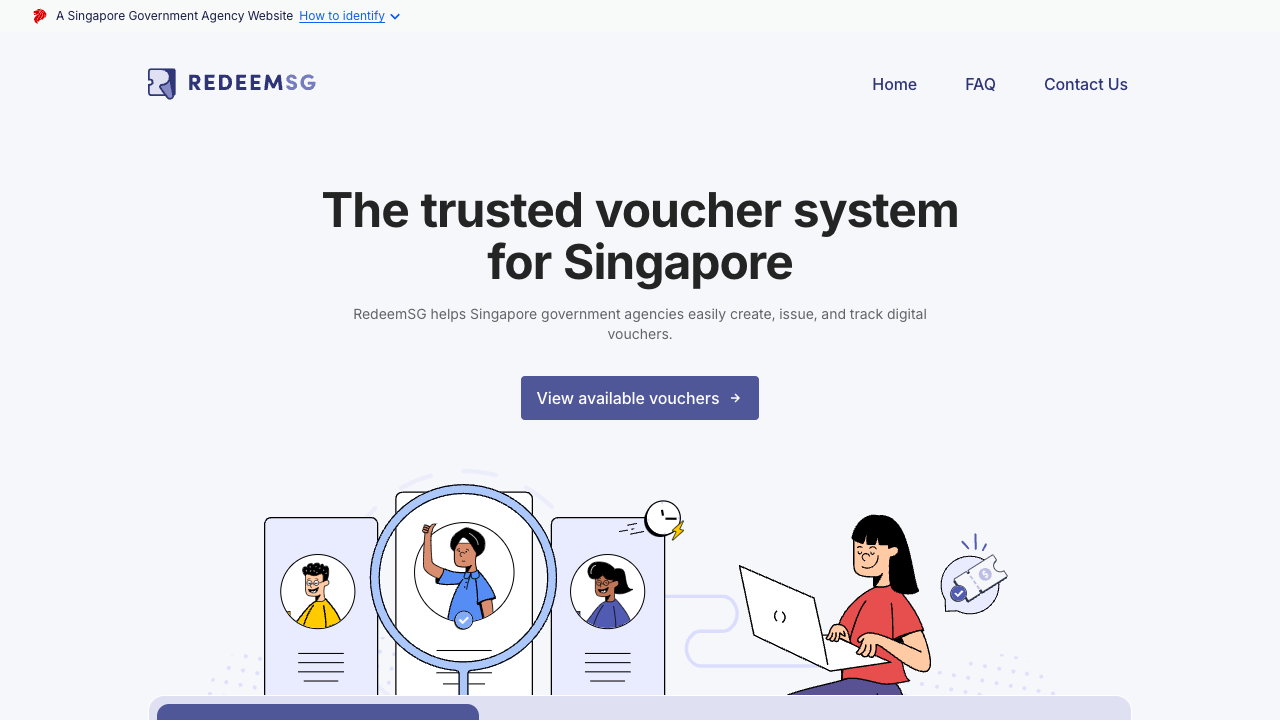 Scrape redeem.gov.sg | Bytewells