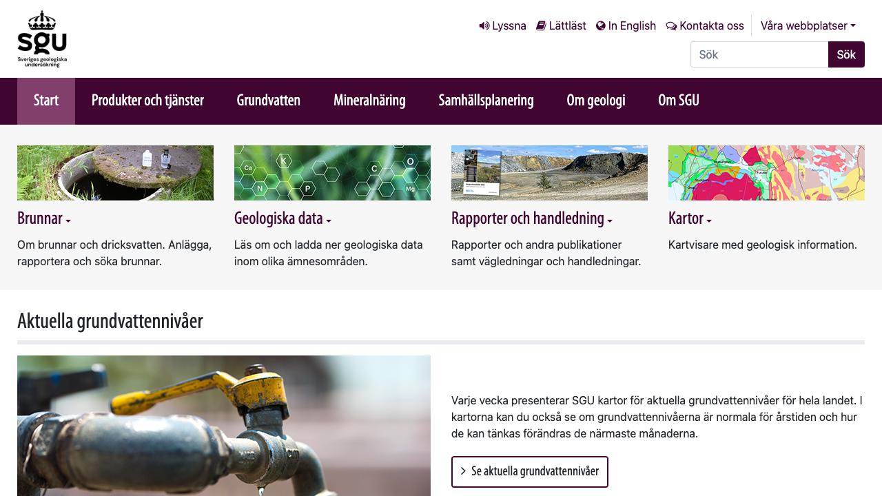 Scrape sgu.se | Bytewells