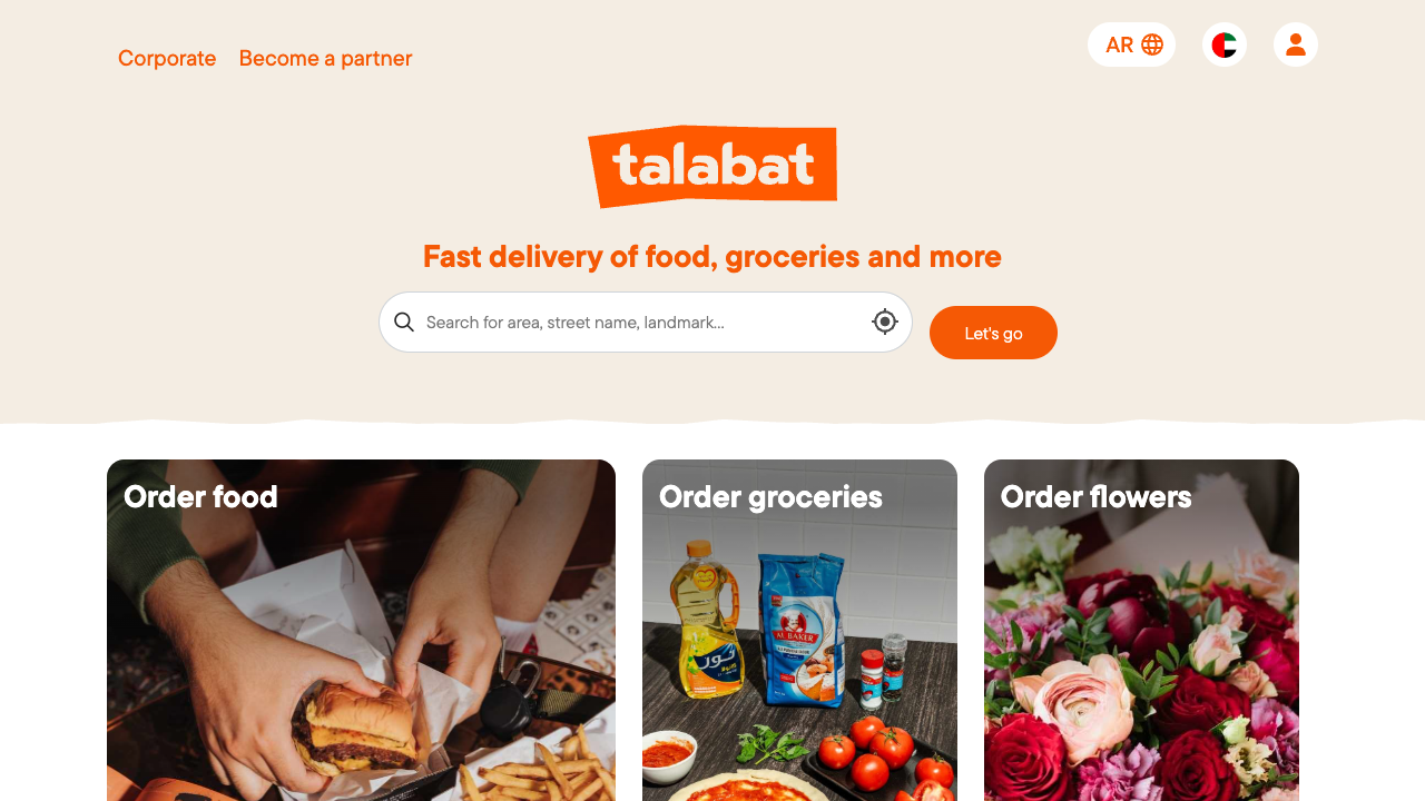 Scrape talabat.com | Bytewells
